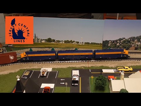 Lionel Jersey Central Tangerine Dream F3 ABA Rolling Freight O Gauge