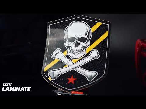 Helmet Decals Finish Options