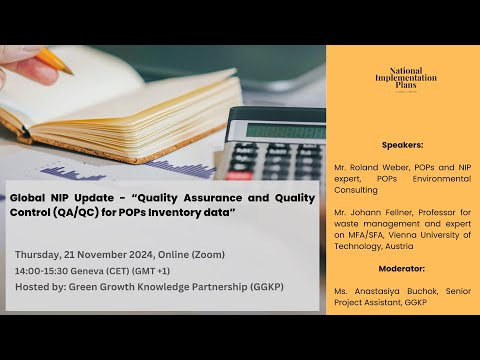 ENG. Quality Assurance and Quality Control (QA/QC) for POPs Inventory Data