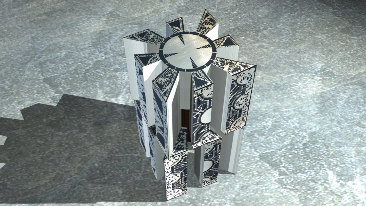 Hellraiser Puzzle Box 3D - lament configuration - Render RM3