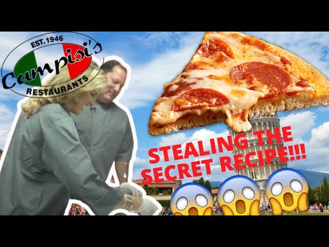 LEARNING TO MAKE THE FAMOUS CAMPISI'S PIZZA, FROM DAVID CAMPISI!
