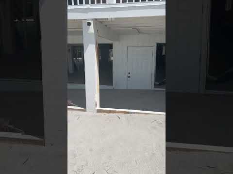 #hurricanehelene #stormsurge #florida #sanibelisland House lower lever covered in sand