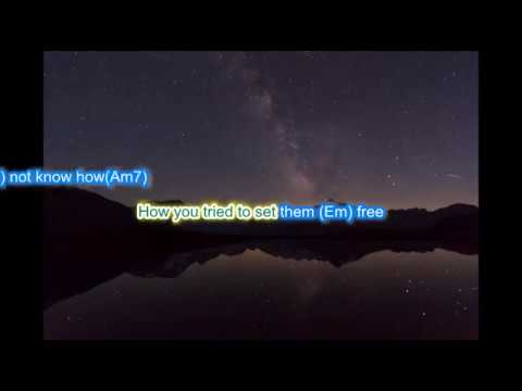 Don Mclean "Vincent" play along with scrolling guitar chords and lyrics