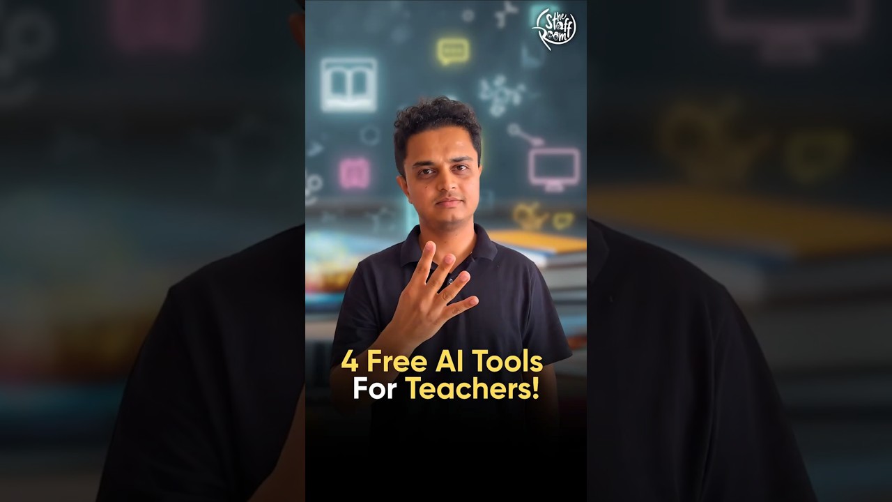 4 FREE AI Tools For Teachers!