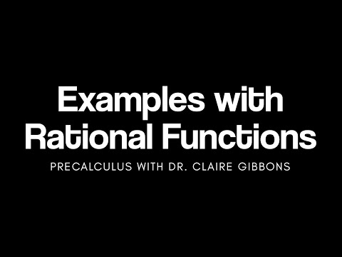 Examples with Rational Functions