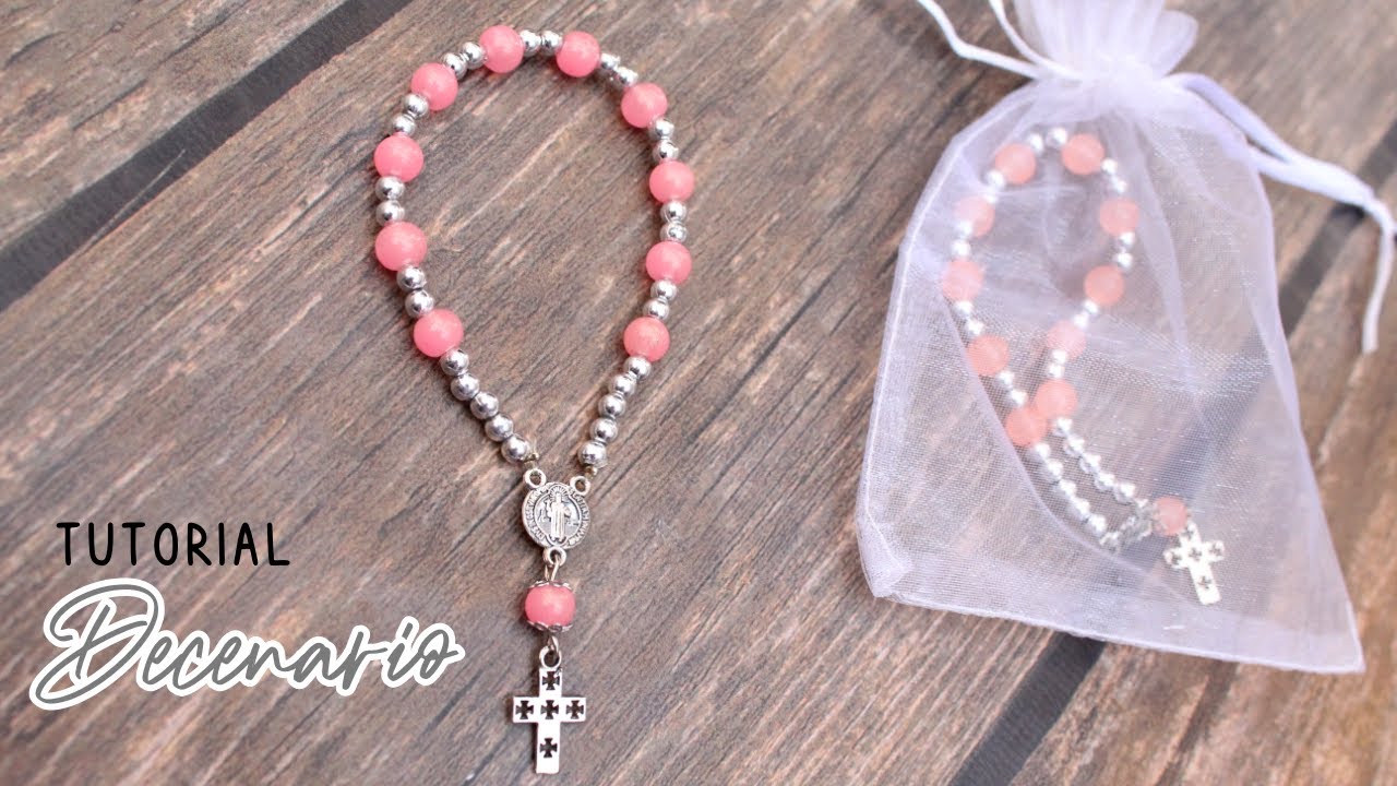 ✞Tutorial DECENARIO o mini Rosario IDEA SOUVENIR ✞
