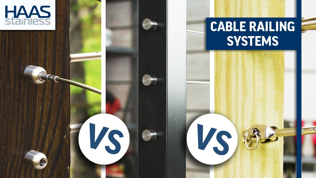 HAAS REVO vs HAAS AXIS vs HAAS LEGACY | Cable Railing System Comparison