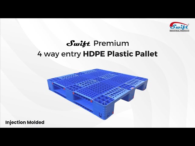 HDPE Plastic Pallets - Industrial HDPE Plastic Pallet 4 Way Entry Non ...