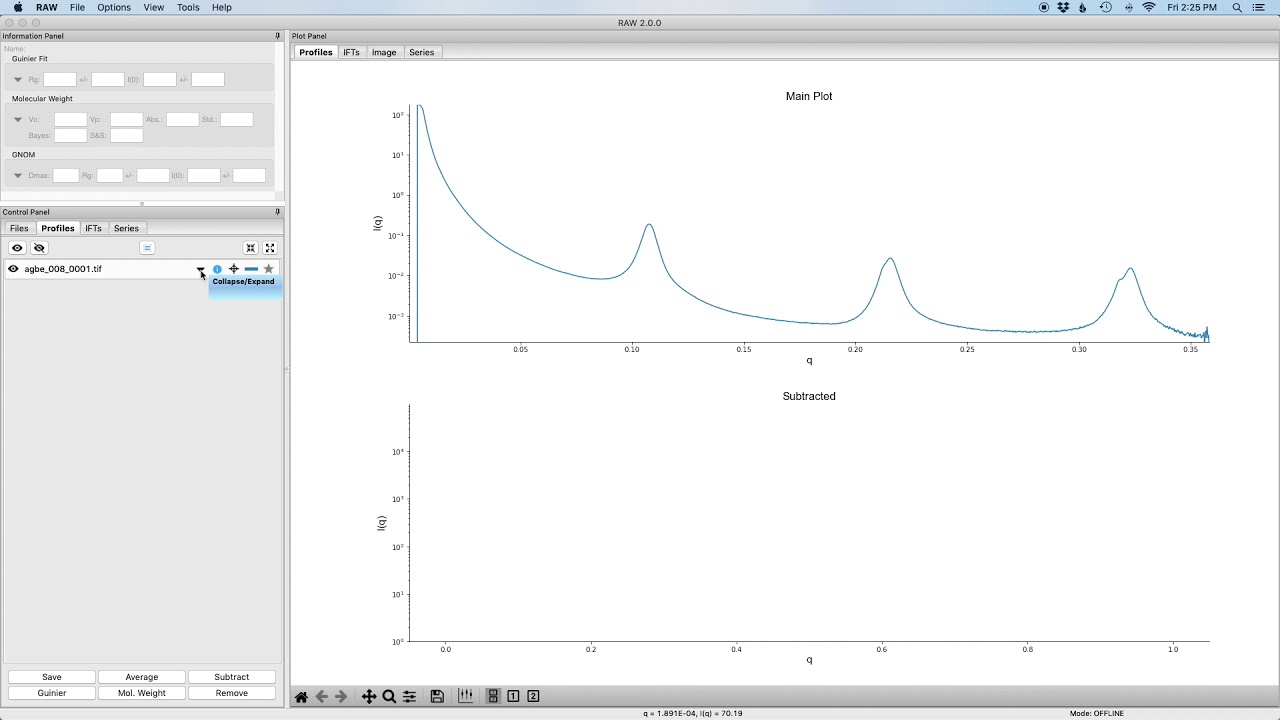 BioXTAS RAW - Normalization for radial averaging