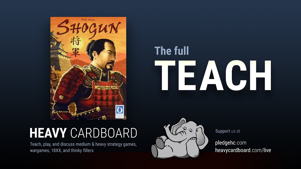 How to Play only - Shogun How to Play by Heavy Cardboard