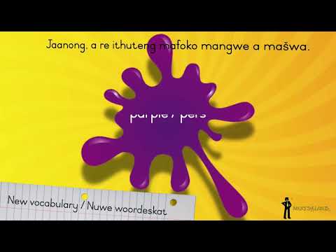 Setswana - Intermediate Phase - Abuti Syllabus - Lesson 11/Les 11 - Colours/Kleure