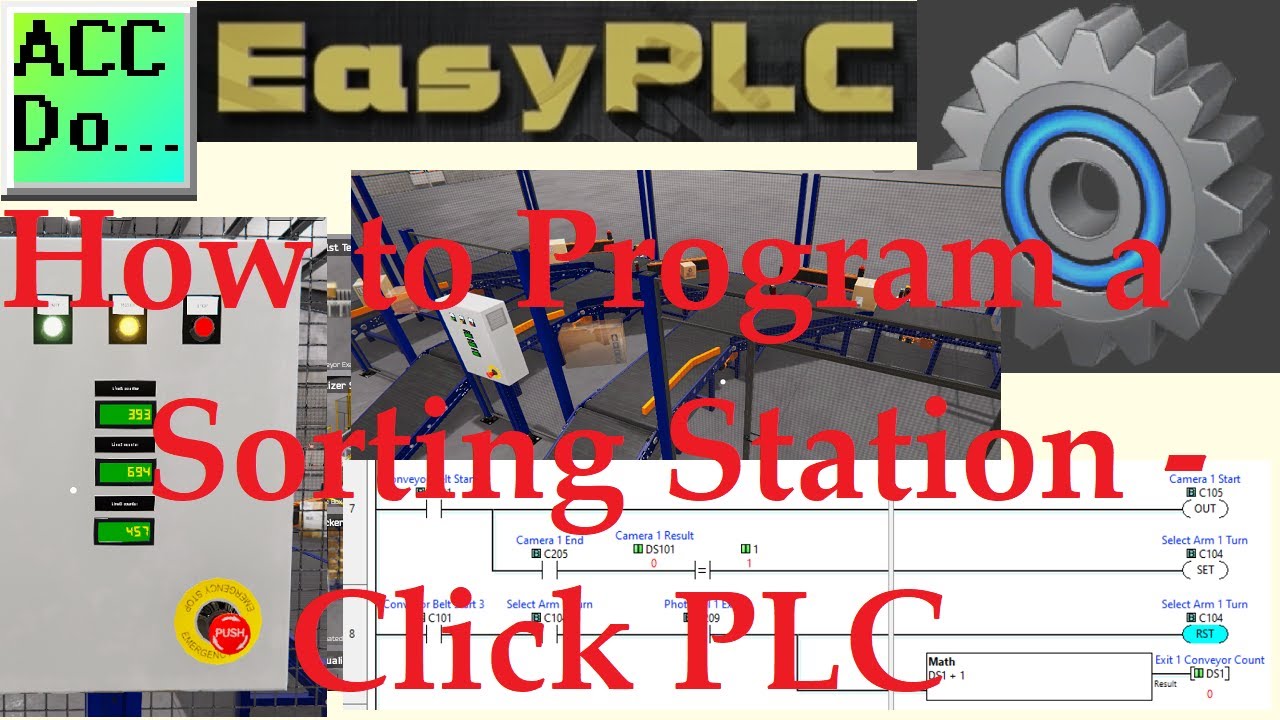 How to Program a Sorting Station - Click PLC