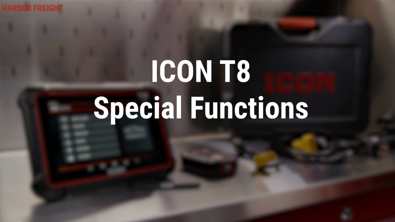ICON T8 – How To – Special Functions