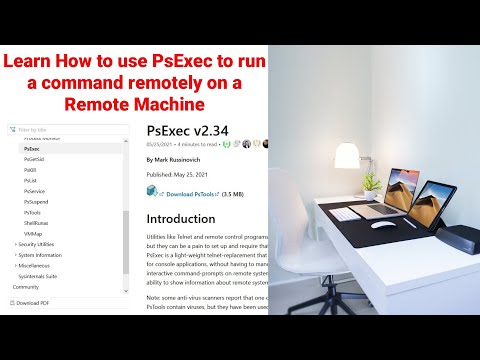 Learn How to use psexec to run a command remotely on a Remote Machine | Install Program Using Psexec