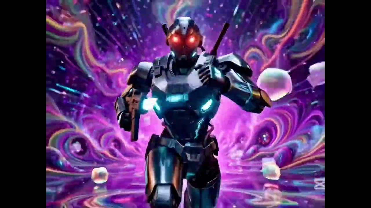 Psychedelic Cyberpunk Cyborg 