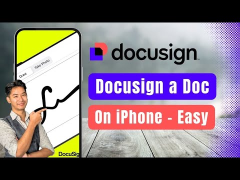 How to DocuSign a Document on iPhone !
