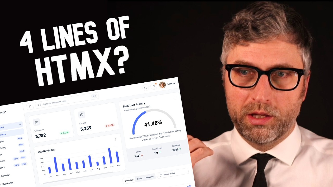 World's easiest Live dashboard with htmx