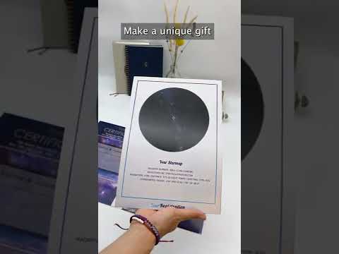 Name a Star unpacking | Star-Registration.com