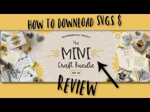 How to Download SVG Files and Import into Cricut Design Space | Review of Mini Craft Bundle 3