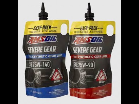 AMSOIL EZ-PACK Severe Gear 75W-90 and 75W-140 Gear Oil