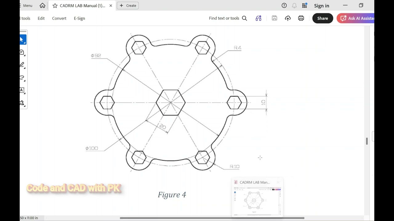 CADM LAB | EXERCISE - 4 | TUTORIALS | BASIC DIAGRAMS