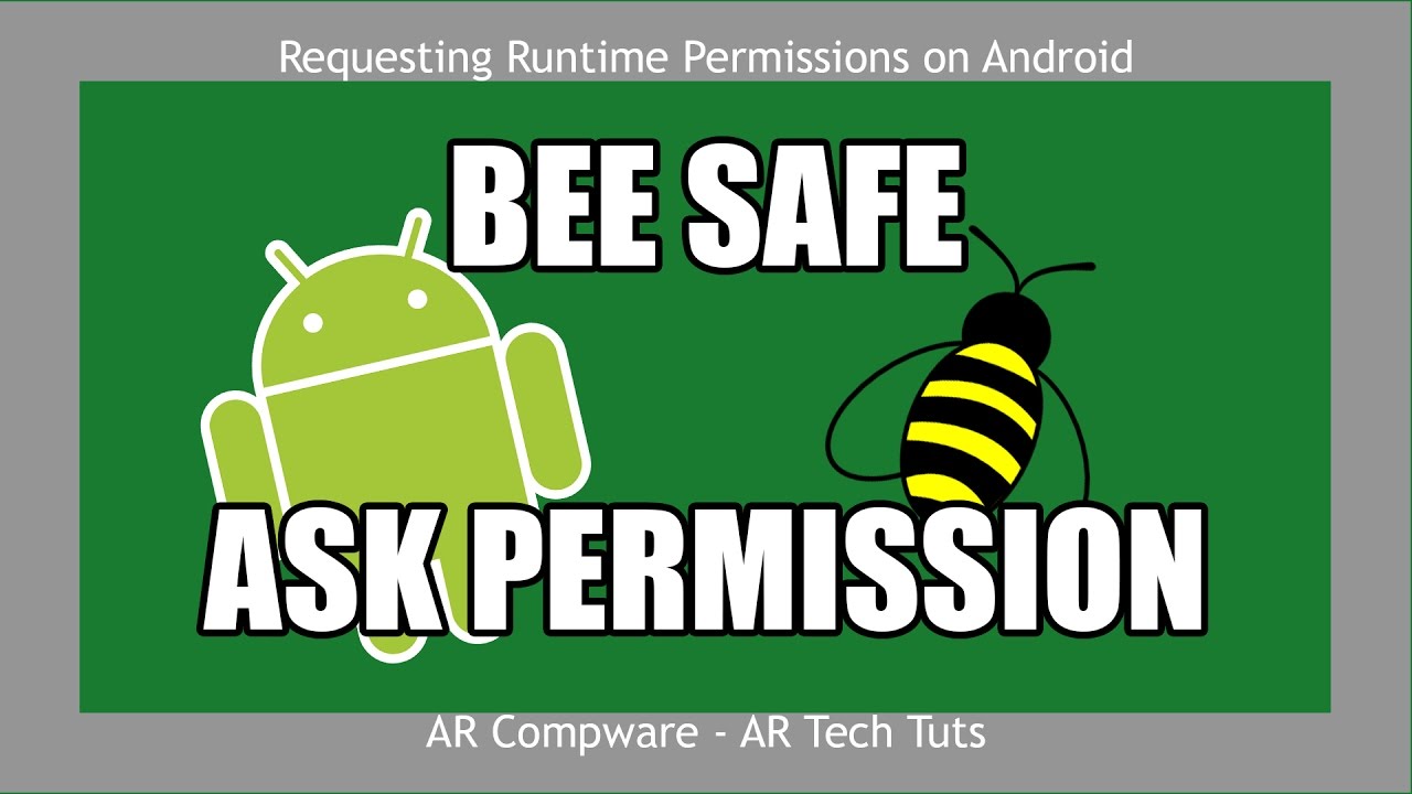 How to Request Runtime Permissions in Android 6.0+ | PermissionsDispatcher Plugin Tutorial