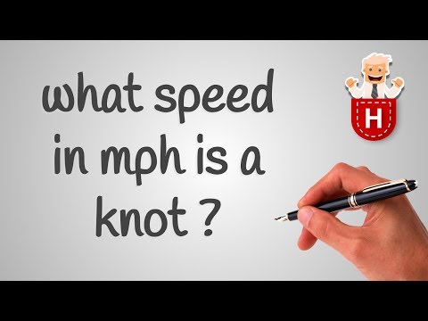what speed in mph is a knot