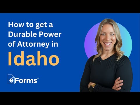 How to get a Durable Power of Attorney in Idaho