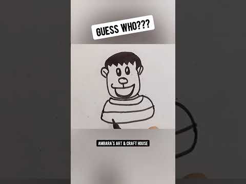 🔴 How to Draw Gian | Easy Drawing | Figure Drawing #shorts #ytshorts #drawing