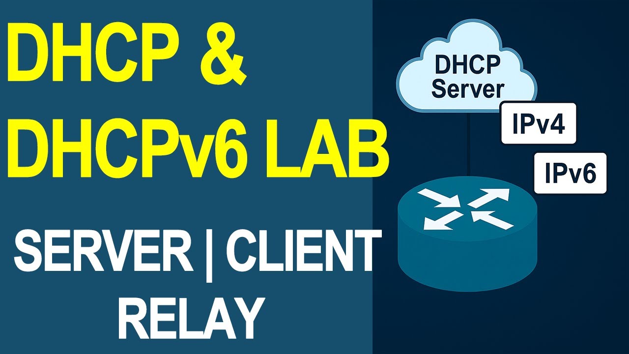 DHCP & DHCPv6 Full Lab  Server, Relay, Client, Stateless & Stateful Setup  Cisco Packet Tracer Tutor