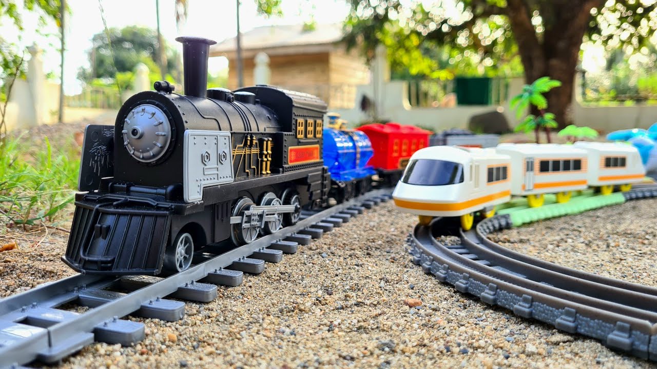 Unboxing dan Merakit Mainan Kereta Api Classic Train Hight Speed, Plarail Kintetsu Urban Liner