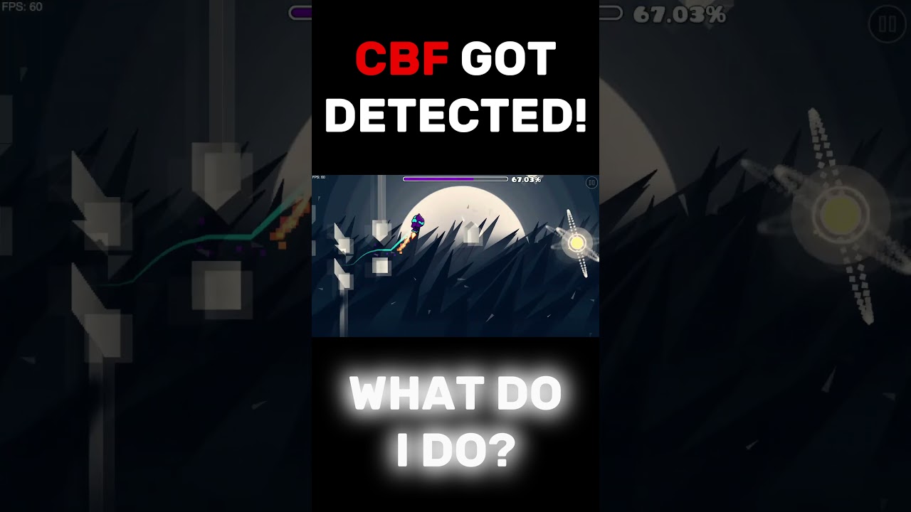 CBF GOT DETECTED!  #geometrydash #gddemon #gd #gmd #gdlevels #cbf #nullscapes
