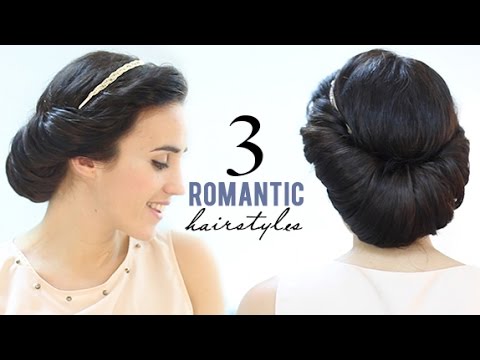 3 Romantic hairstyles