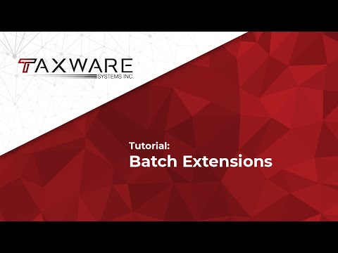 Tutorial - Extensions