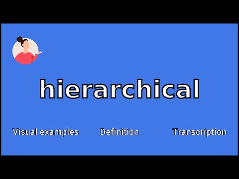 HIERARCHICAL - Meaning and Pronunciation