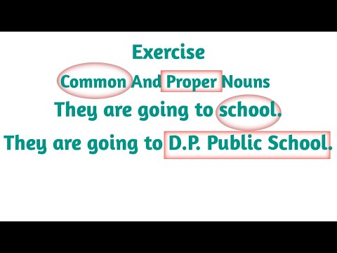 Easy Explanation || Proper Noun And Common Noun Exercise With Vivek ||