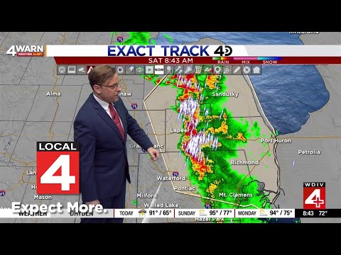 Metro Detroit weather forecast June 21, 2025 -- 8:45 a.m. Update