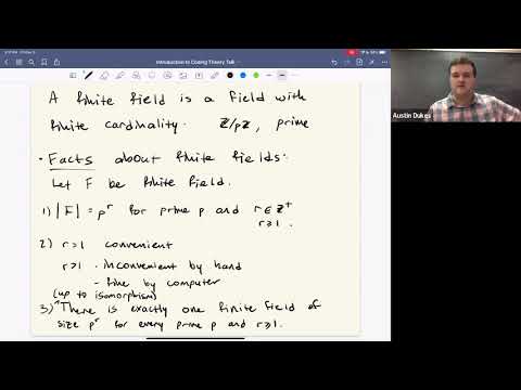 An Introduction to Coding Theory