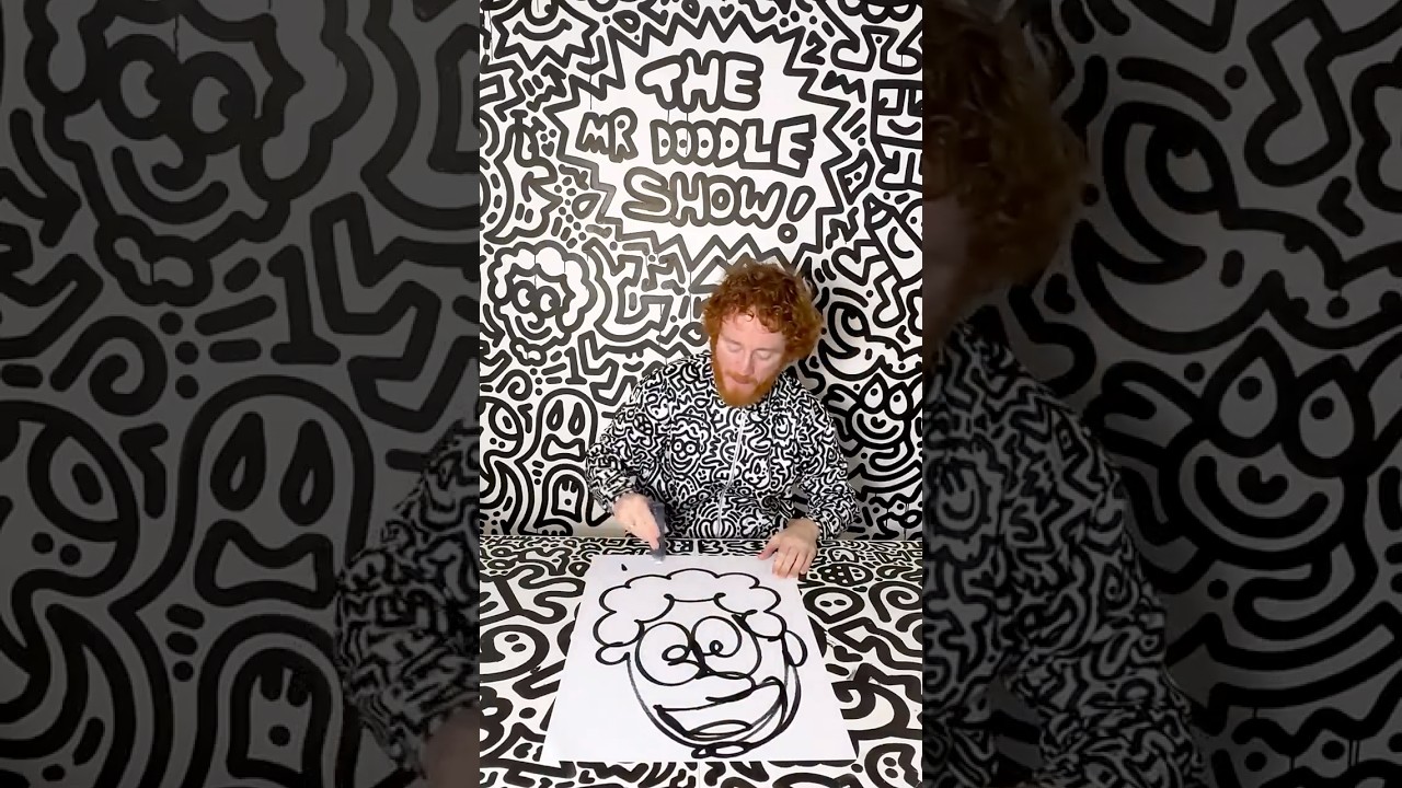 Doodling A Self Portrait! | Mr Doodle