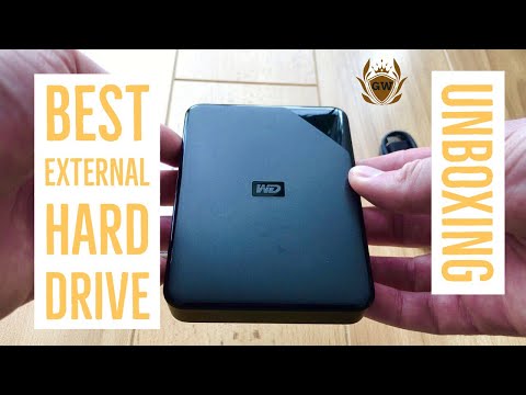 Western Digital Elements 4tb SE External Hard Drive unboxing! Best external hdd for storing games!