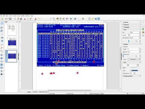 LIVE SYSTEM TEST - PART 1 ------ PA Cash5  with LibreOfficeDraw Aid  ---[3 - 4 - 18 - 22 - 35 ]