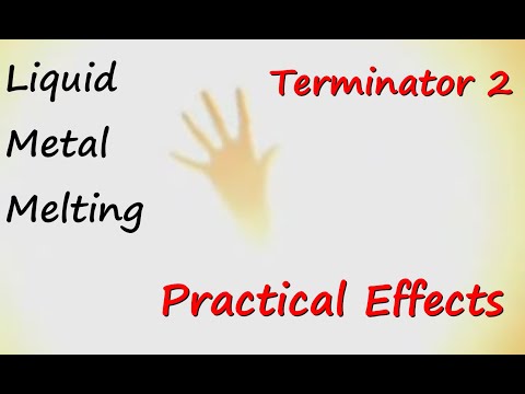Terminator-2 T800-T1000 Liquid Metal Melting Episode Parody - Practical Effects