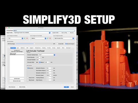 Configuring Simplify3D for PLA Filament