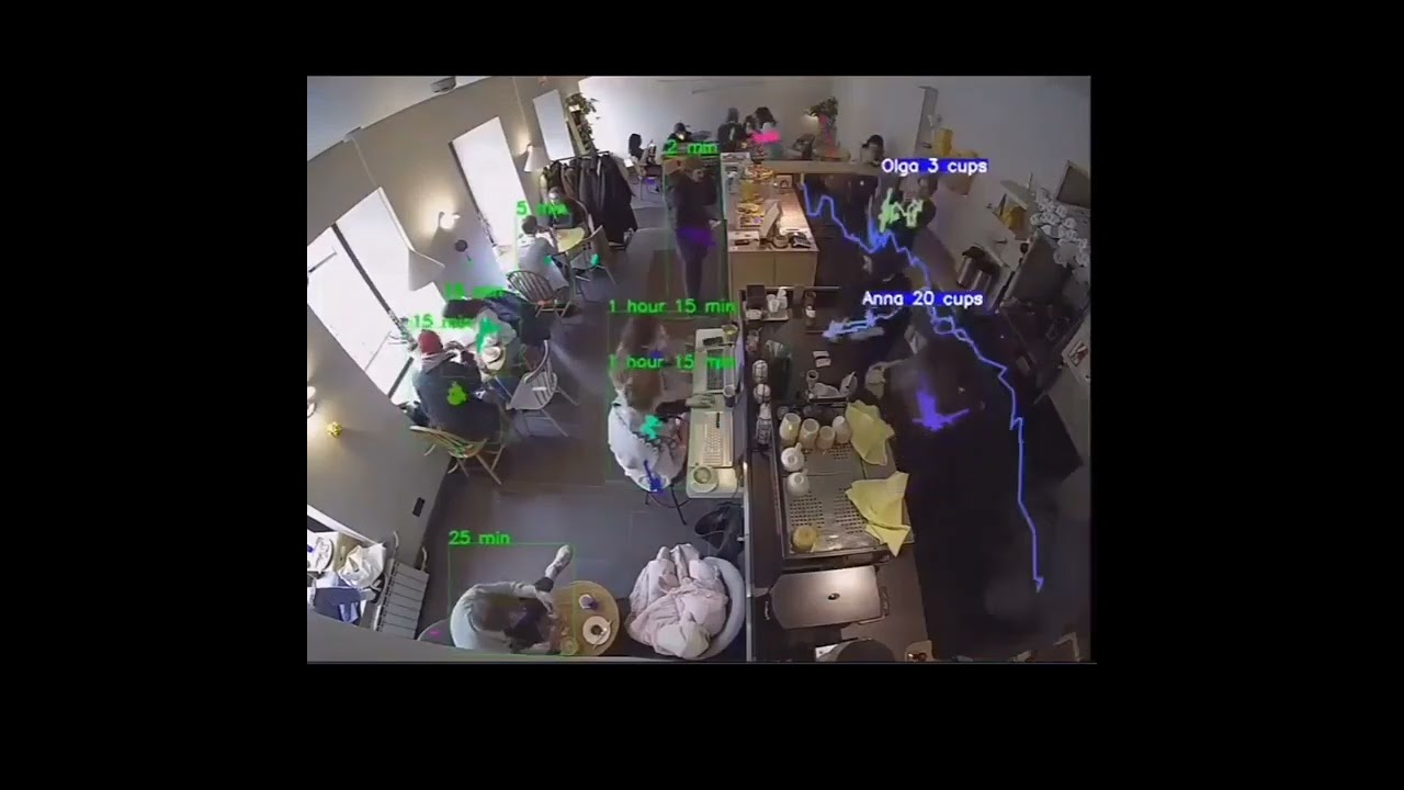 A Coffee shop uses AI  to monitor Baristas' productivity and Customer time.