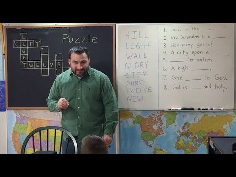Revelation 21 Review: Crossword Puzzle (Revelation 21 For Kids)
