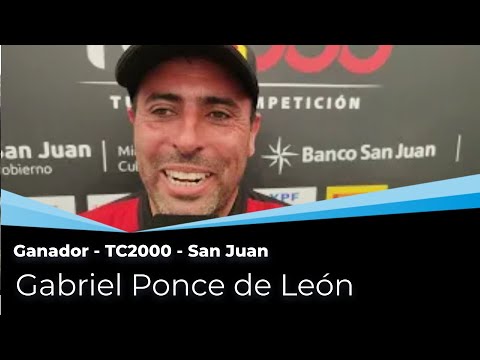 La emoción de Gabriel Ponce de León tras su victoria en el Zonda de San ...