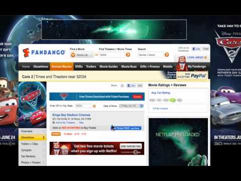 Ordering Movie Tickets from Fandango.com