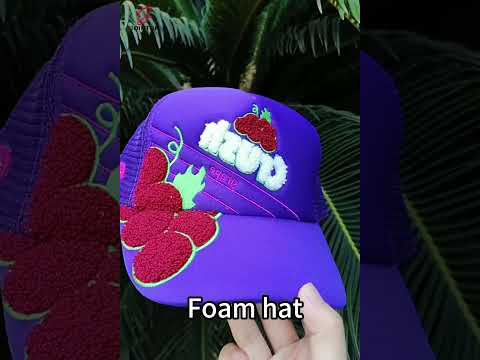 Trucker hats with unique tufting embroidery #JoinTop #headwear #shorts #truckerhats #embroidery