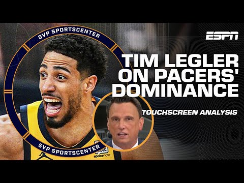 Tim Legler Touchscreen 📽️ Pacers' DOMINANT Q2 overwhelmed the Thunder early 💨 | SC with SVP