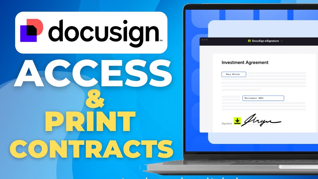 How to Access & Print Blank Contracts in DocuSign (Full 2025 Guide)
